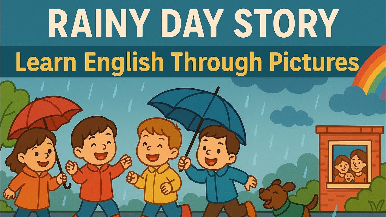 Rainy Day Story | Learn English Through Pictures | Easy English for ...