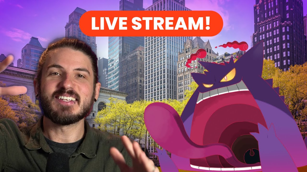 [LIVE IRL] Gigantamax Gengar in NYC - YouTube