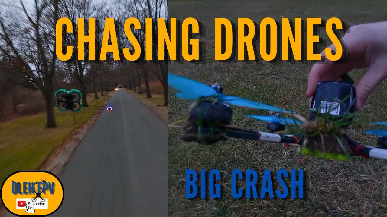CRASHED CHASING DRONES | FPV DRONE FREESTYLE - YouTube