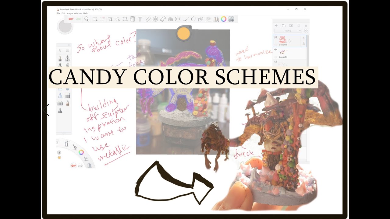 Creating Candy Color Schemes - YouTube
