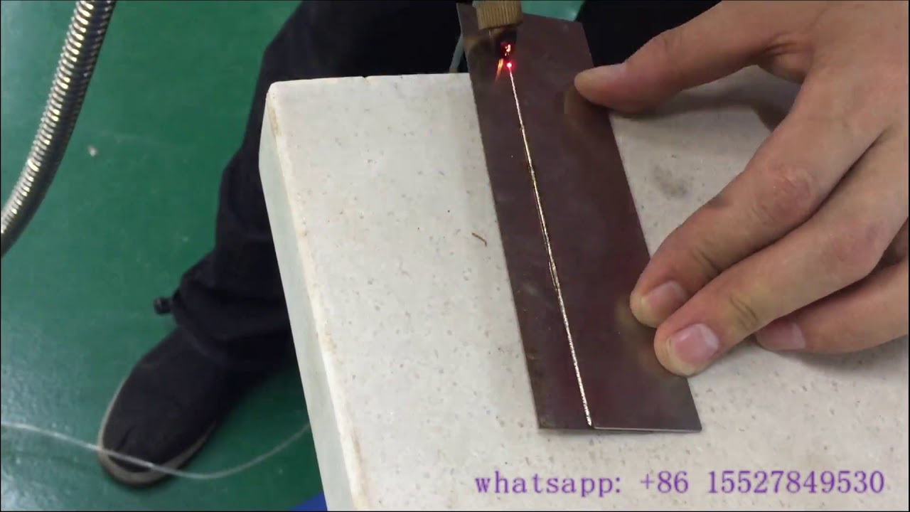 Overlap stainless steel handy fiber optic laser welding machine with 5m ...