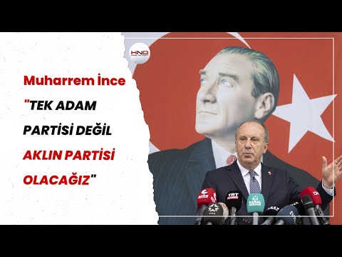 Muharrem İnce CHP'den İstifa Ettiğini Açıkladı
