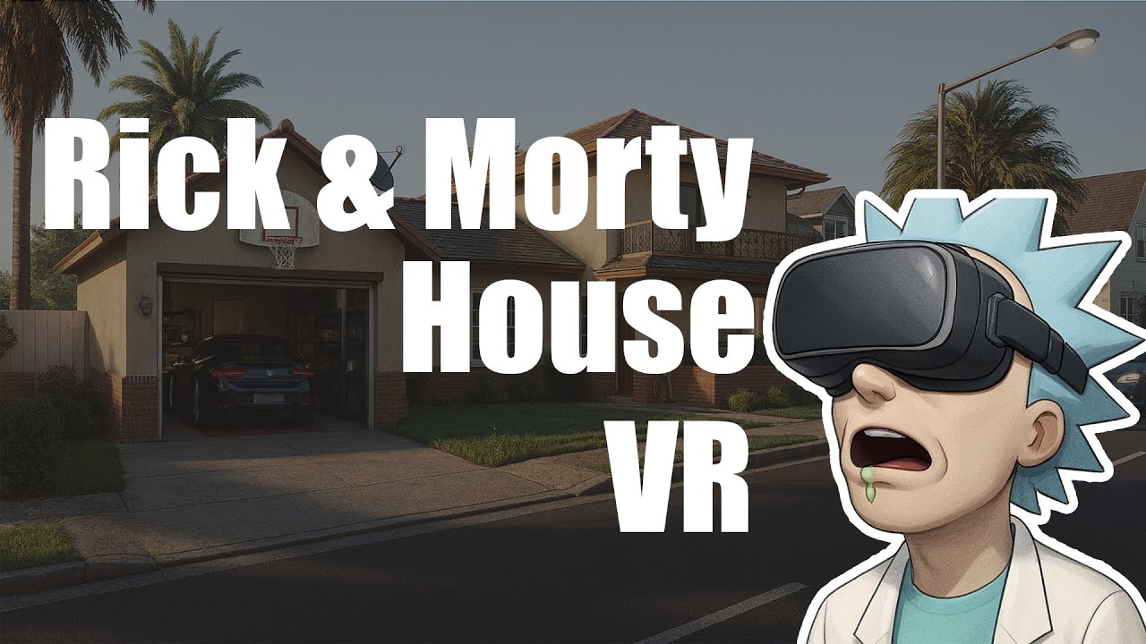 Rick and Morty's house: 8K VR walkthrough - YouTube