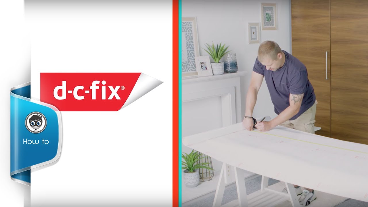How to apply a modern look to an old wardrobe with d-c-fix® - YouTube