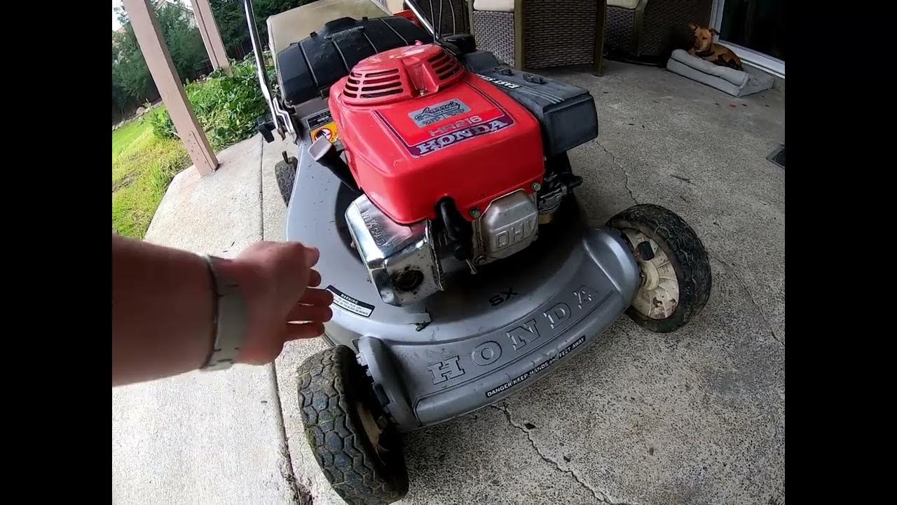 Honda HR216 Lawn Mower: Repair Overview and Demonstration - YouTube