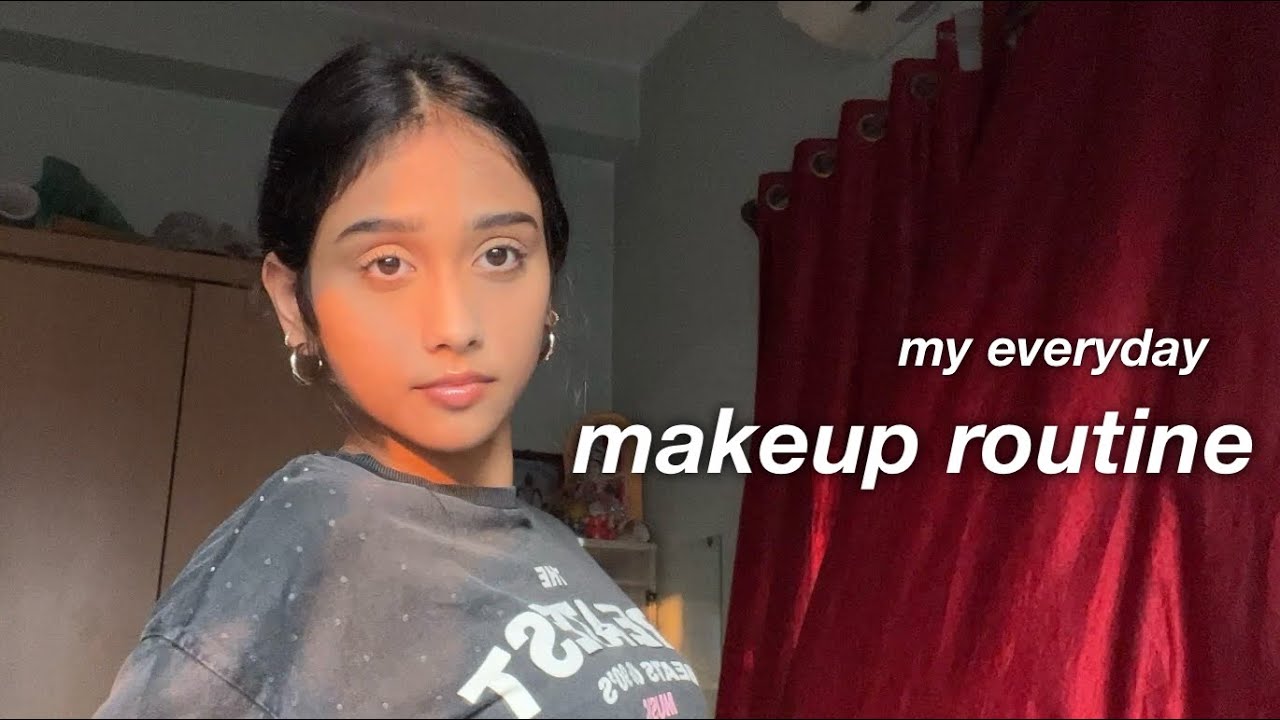 my 10 minutes everyday makeup routine🍒 - YouTube