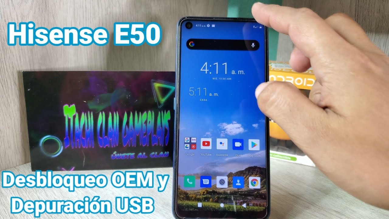 Como Activar El Desbloqueo OEM y Depuración USB En Un Hisense E50 - YouTube