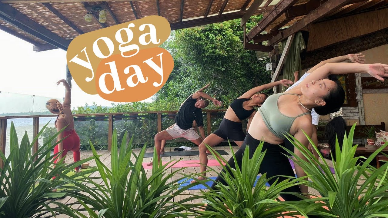 Yoga day with friends 🙏🏻 | Thea Rizaldo - YouTube
