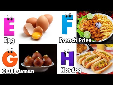 Food ABC Song | Phonics song a to z | Phonics for kids | Learn ABC ...