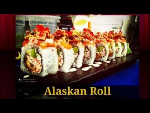 Alaskan Roll | Japanese Sushi Roll - YouTube