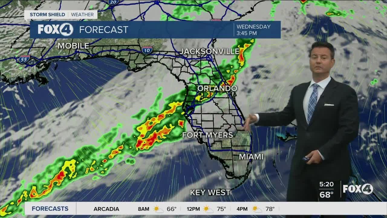Weak Cold Front Headed Our Way - YouTube