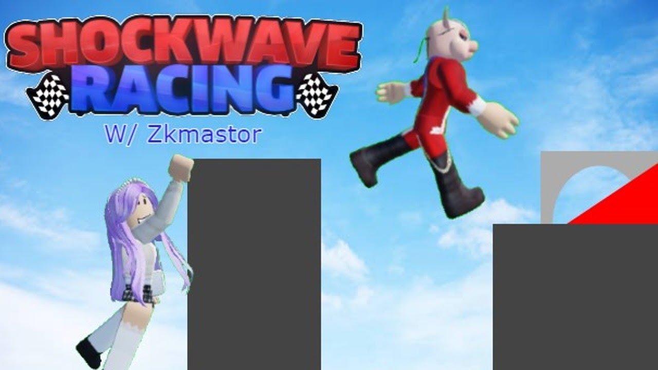 Lilac can't stop dying in...Shockwave Racing! || Roblox Shockwave ...