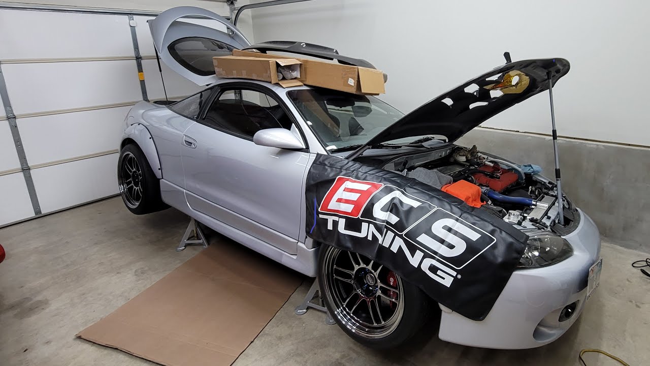 2g Eclipse GSX (New fuel lines) - YouTube