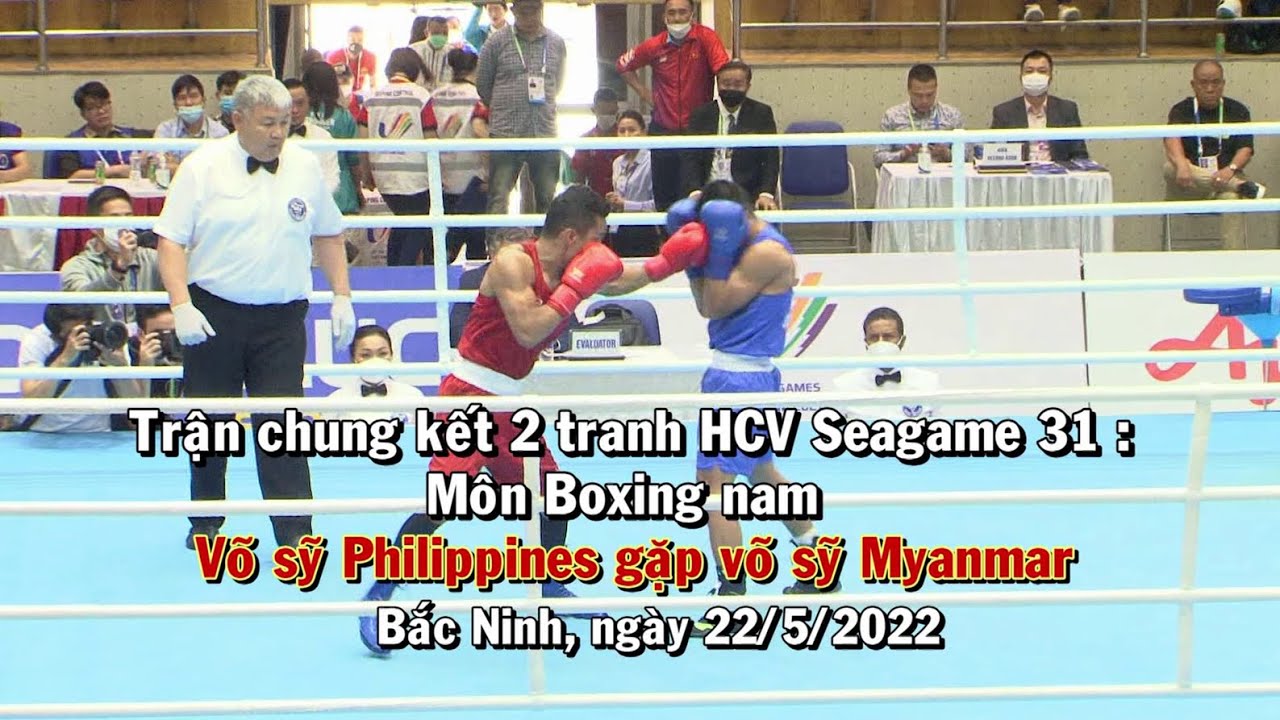 Trận Chung Kết 2 tranh HCV Seagame 31 môn Boxing nam : Philippines ...