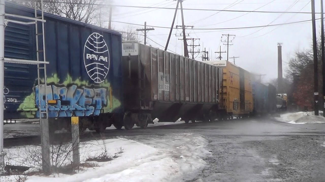 SEPO w/ HLCX 7842, MEC 614, And HLCX 8145 At N. Chelmsford, Ma. 1/11/14 ...