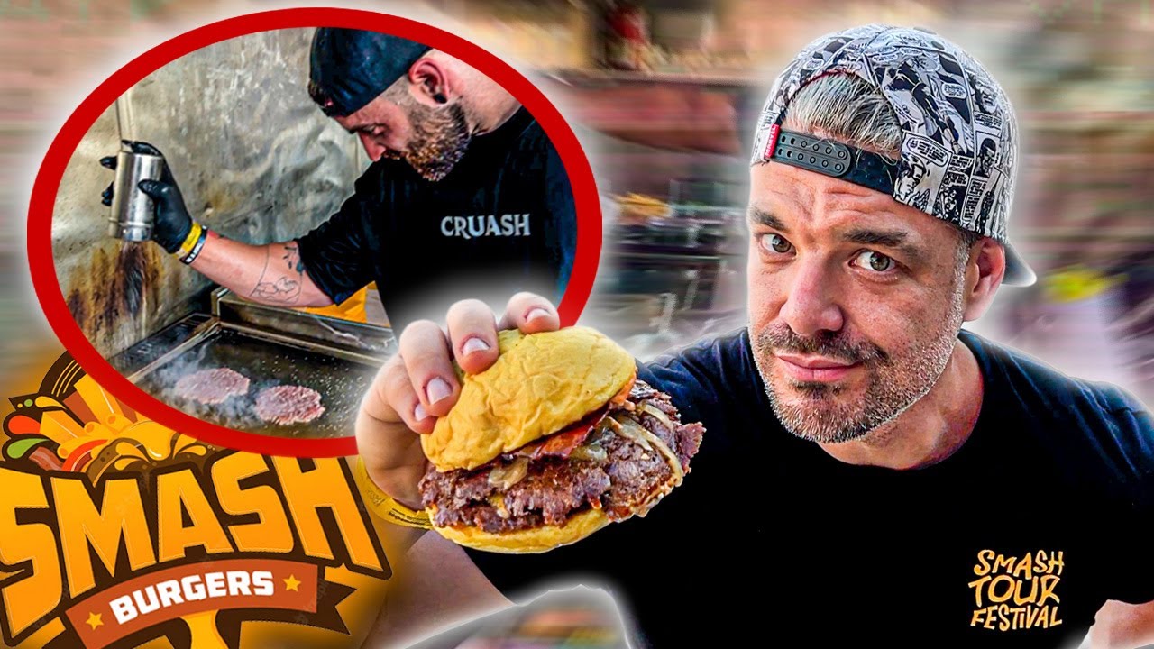 🍔 PROBANDO las MEJORES SMASHBURGER 🍔 con ESTTIK, SEZAR BLUE Y CENANDO CON PABLO - YouTube