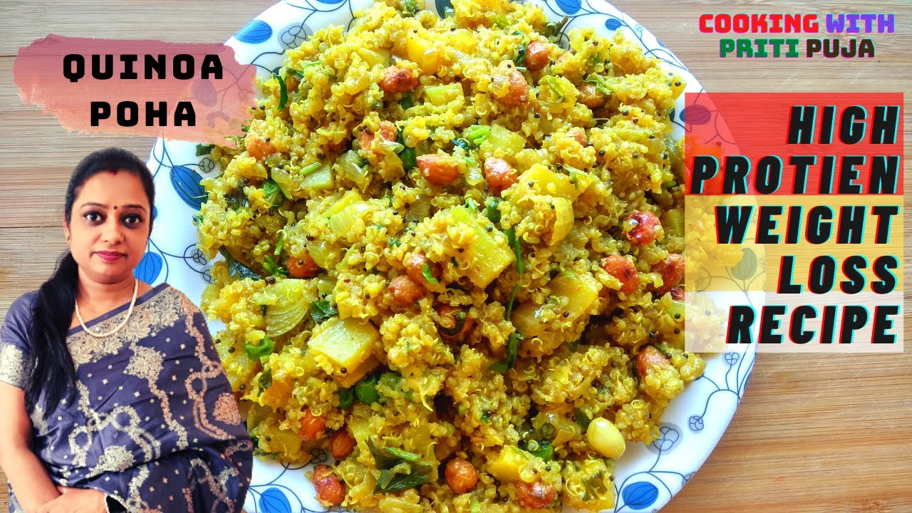 Quinoa Vegetable Poha | Quinoa Poha | Healthy Recipes | Quinoa recipe ...