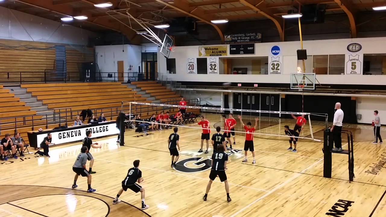 Geneva College men's Volleyball Club vs CMU Game 4 - YouTube