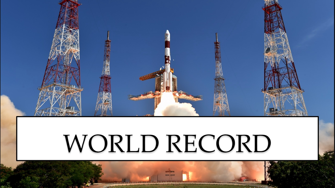 ISRO World Record - PSLV-C37/CARTOSAT-2 Launch - 104 Satellites - Full ...