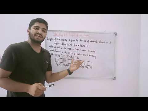 How to calculate Length of an Array||Basics of Arrays||Introduction to ...