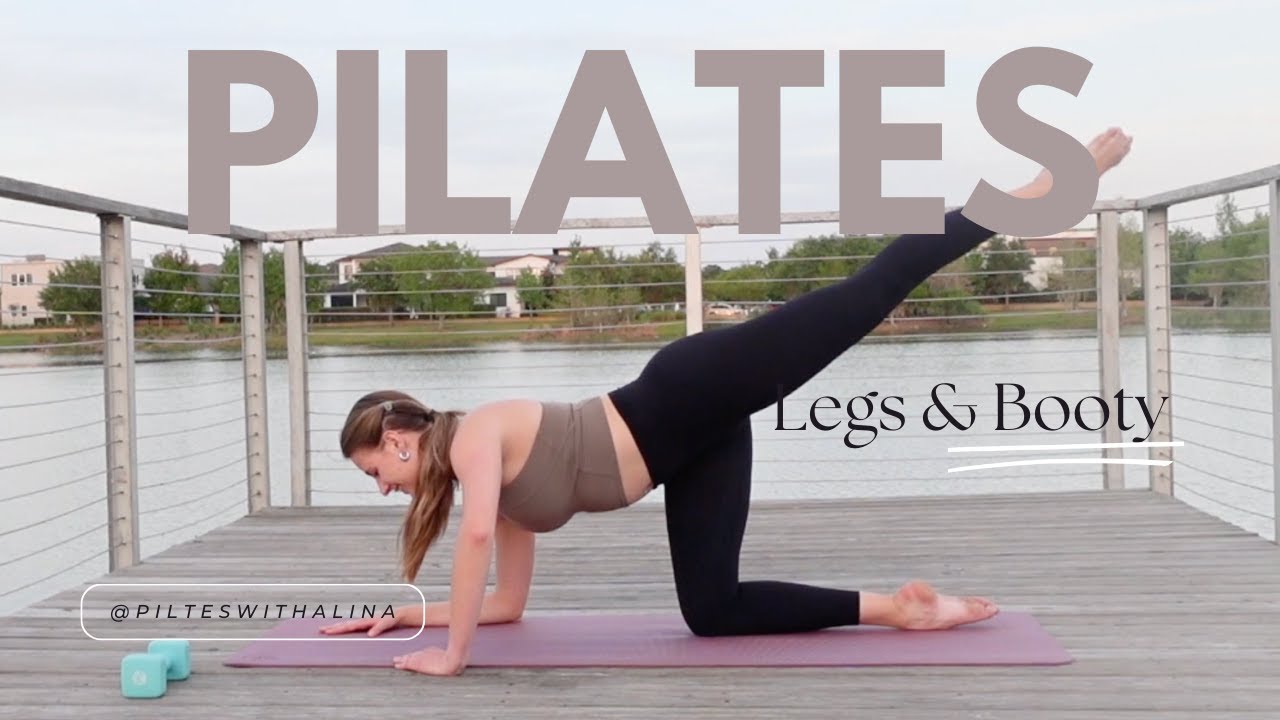 10 Min Pilates Workout Legs And Booty With Weights Youtube
