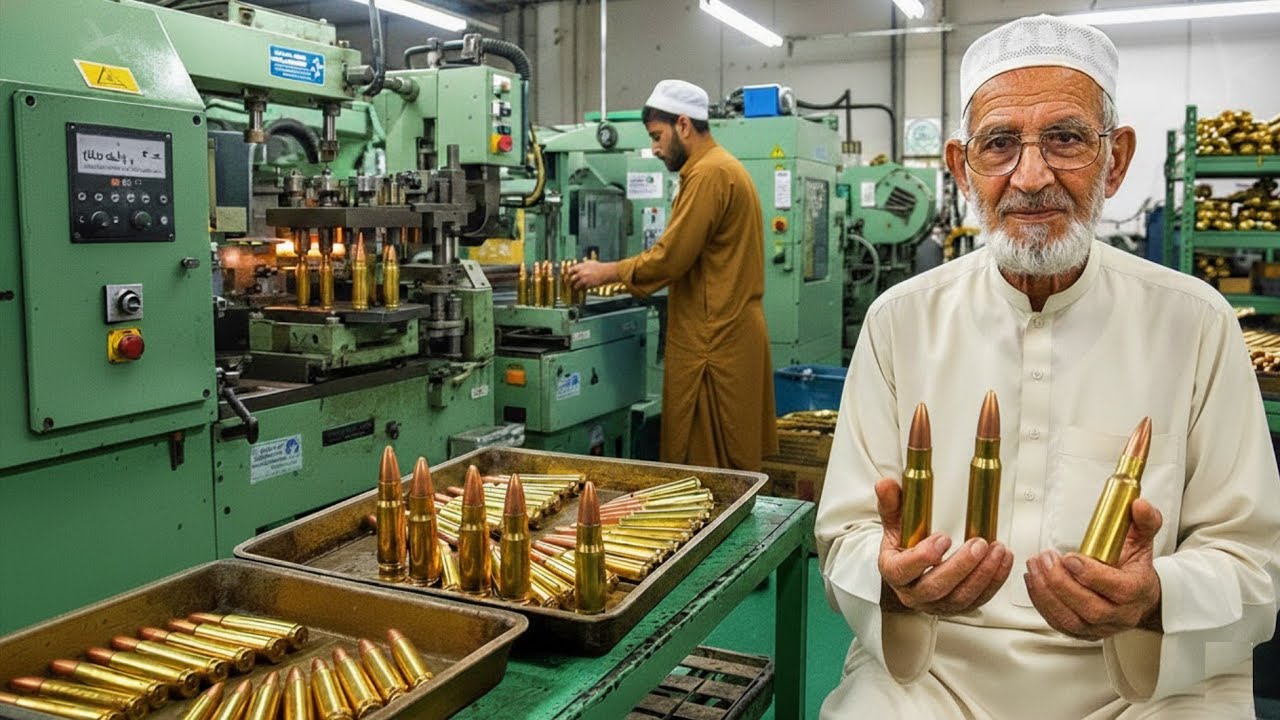 The Secret of 9 mm Bullet Manufacturing | Inside a Pakistani Factory ...