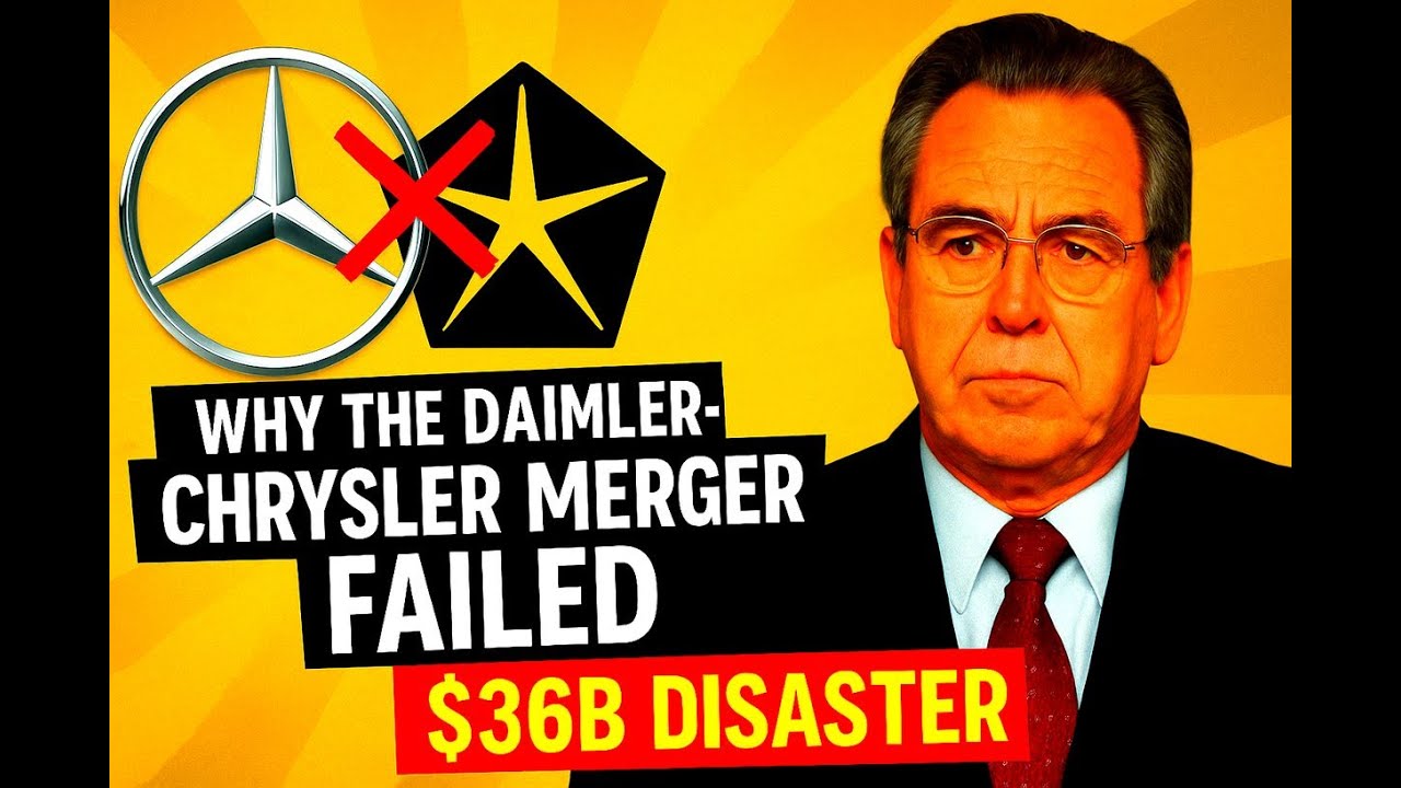 Why the Daimler-Chrysler Merger in 1998 Failed: Lessons from a $36B ...