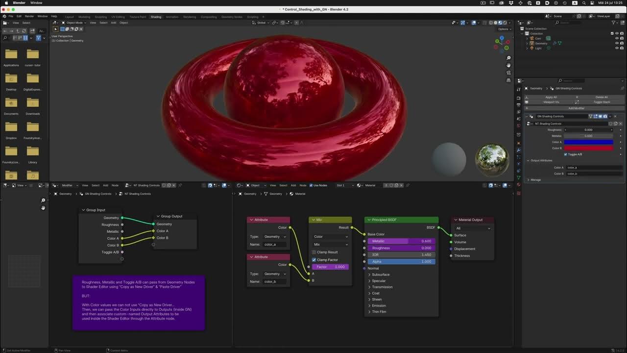 Control Shader Editor Nodes - Geometry Nodes - YouTube