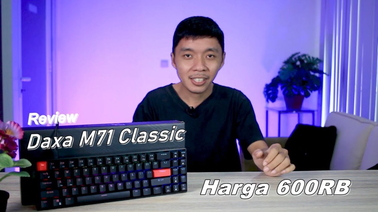Unboxing Rexus Daxa M71 Classic Keyboard - YouTube