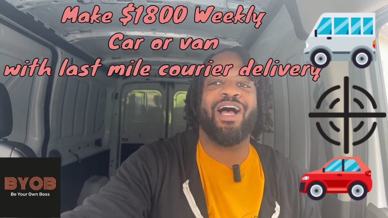 Weekly Pay $1800 Daily Routes For Car , Van , Suv, Box Truck Drivers ...