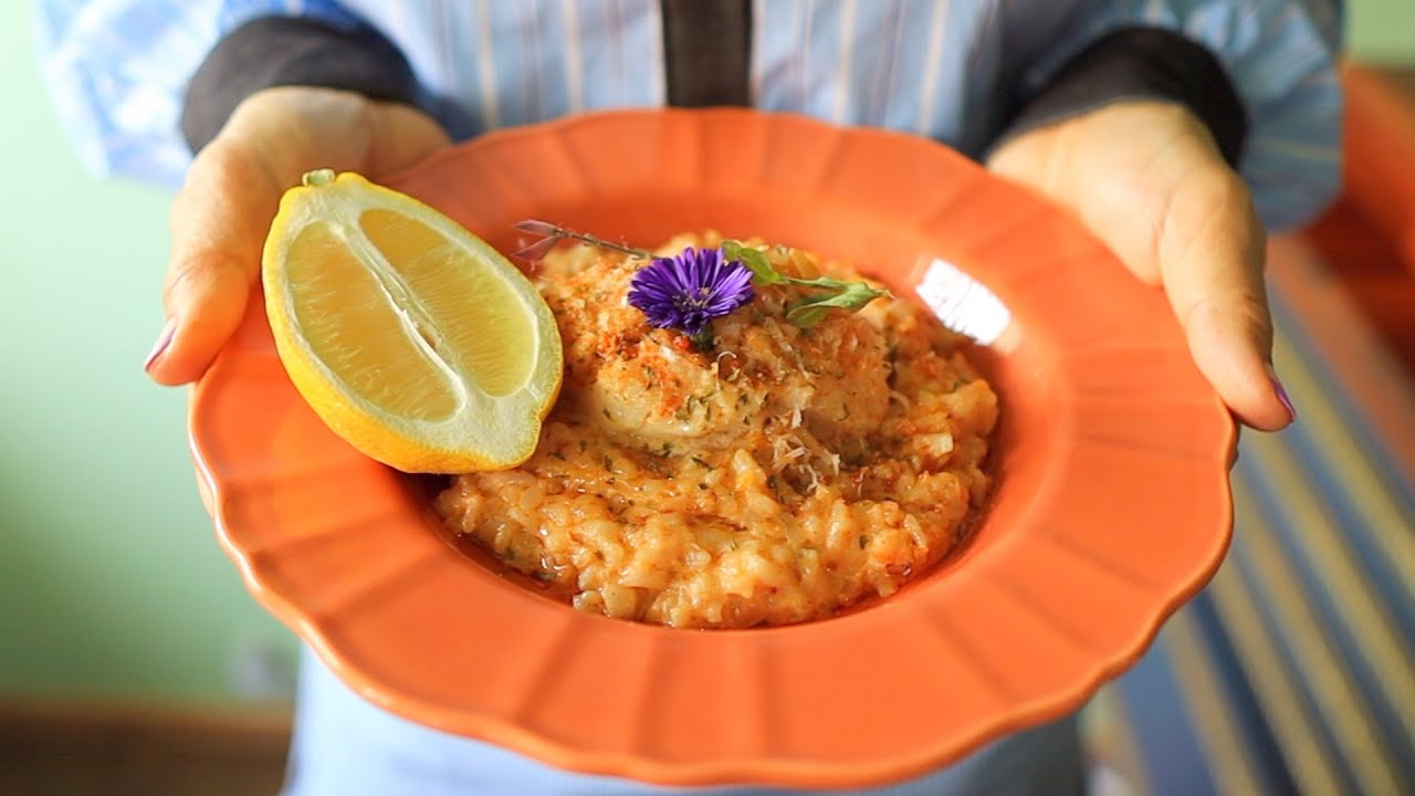 추운 날, 온 몸을 녹이는 따뜻한 '대구 김치 리조또' Cod & Kimchi Risotto - YouTube