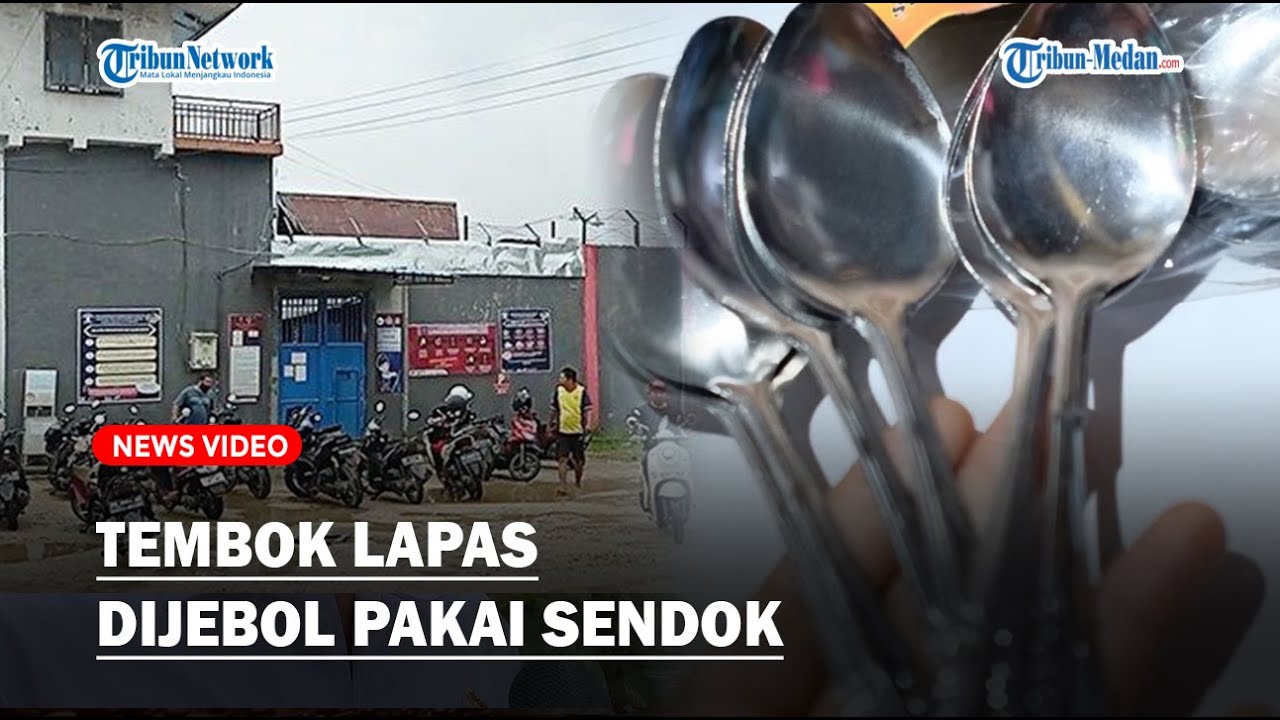 Jebol Tembok Pakai Sendok Makan, 7 Narapidana Lapas Sorong Berhasil Kabur - YouTube