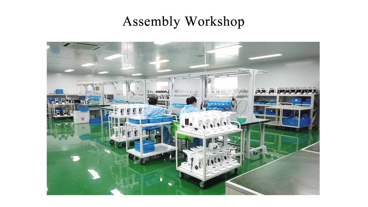 Assembly Workshop Microscope Dust-free Workshop Factory - YouTube