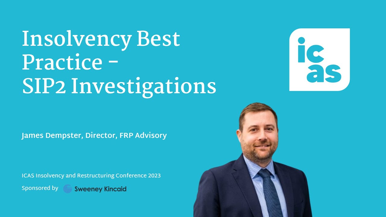Insolvency best practice short 3 - SIP2 investigations - YouTube