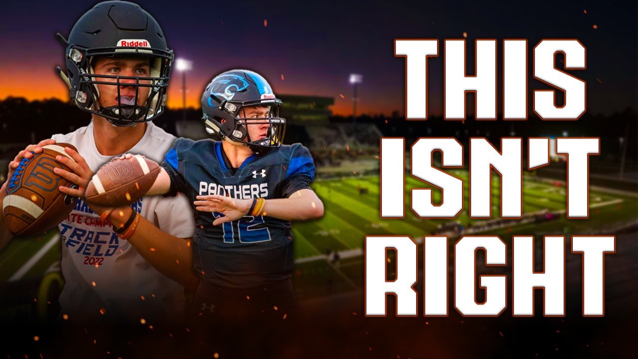 The Most DISRESPECTED High School Football Player EVER - YouTube