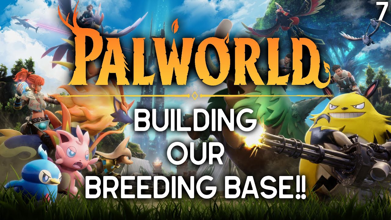 BUILDING OUR BREEDING BASE!! - Palworld - Stream 7 - YouTube