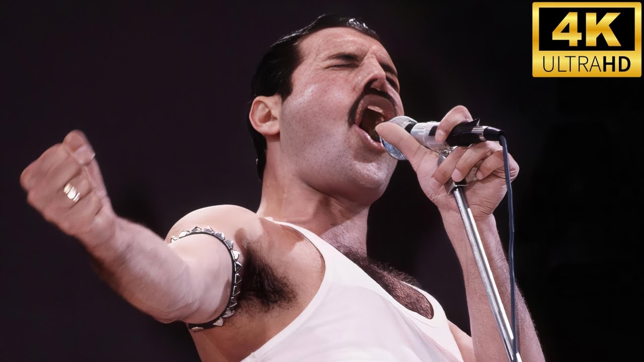 QUEEN - Bohemian Rhapsody Live Aid 1985 (4K Enhanced) - YouTube