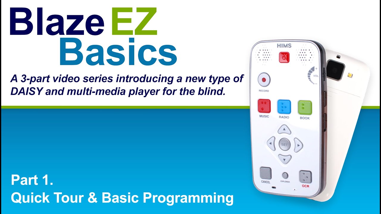 Blaze EZ Basics - Part 1: Quick Tour & Basic Programming - YouTube