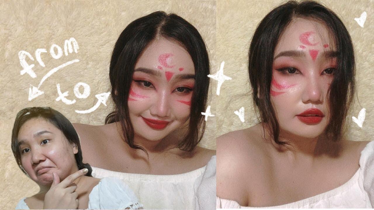 Fox Eye Kitsune Makeup Tutorial!! - YouTube