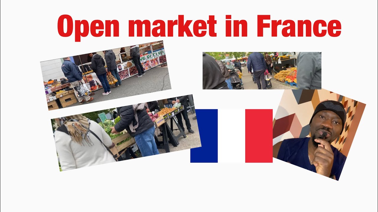 How an open market looks in France / Life in France /Buying and Selling ...