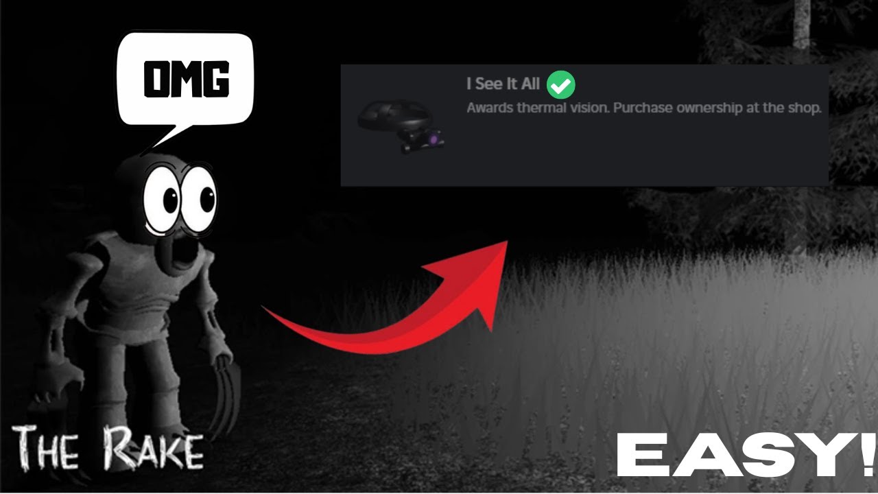 How to get the "I See it All" Badge in Rake Fanmade - YouTube