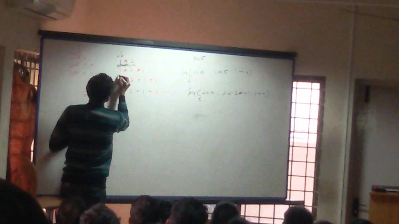 Raghu Sir Lectature on patterns @ Jspiders_BTR - YouTube