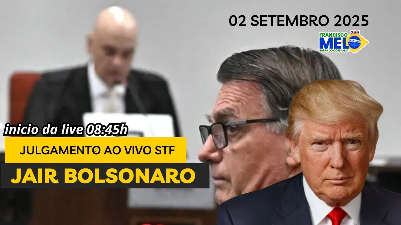Julgamento Jair Bolsonaro no STF #aovivo 02 SET 2025 - YouTube