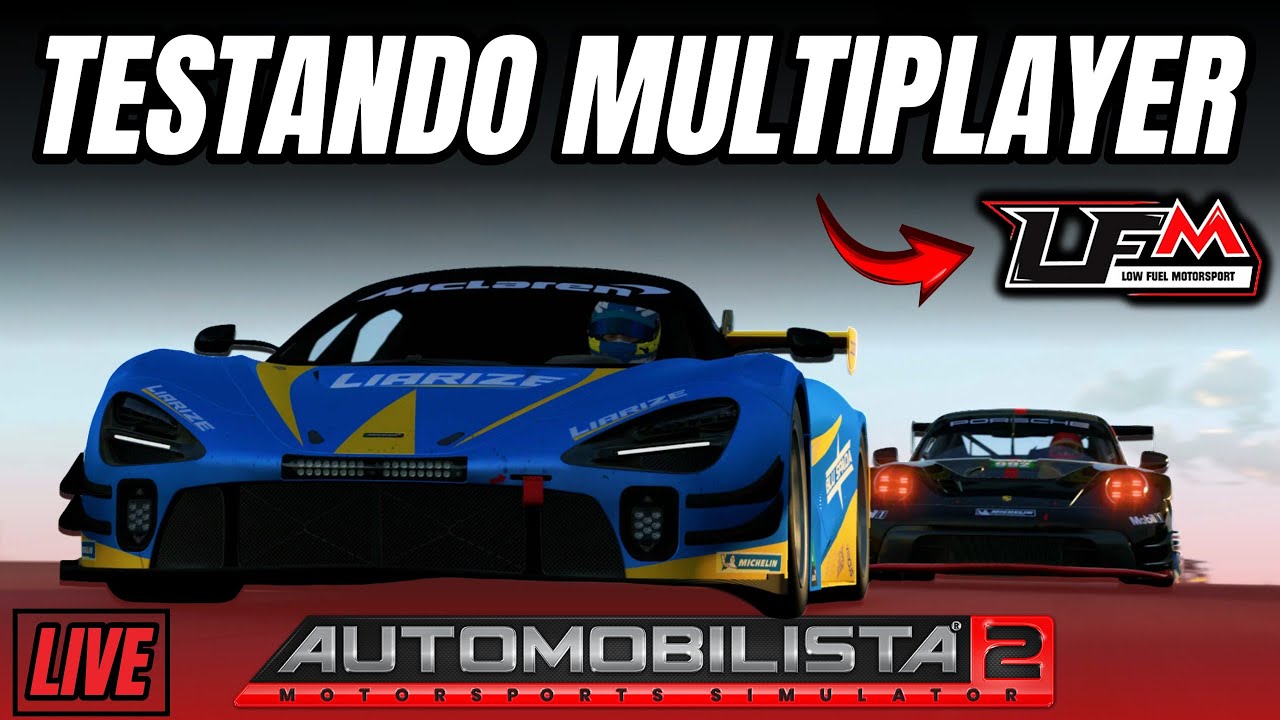 🔴 Live Automobilista 2 Primeira Vez No Multiplayer Da Lfm Youtube