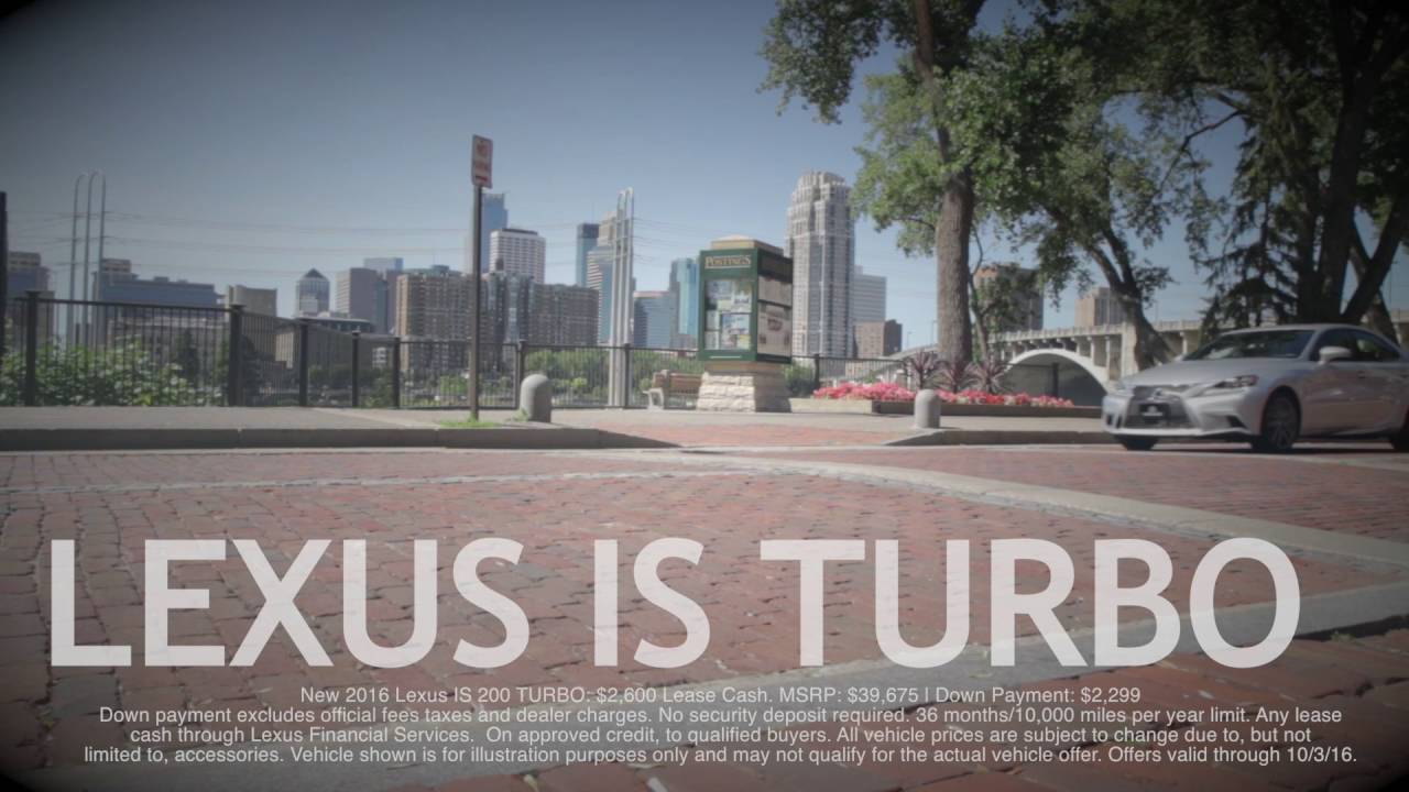 Fall Collection Sales Event Sedan's at Lexus of Wayzata - YouTube