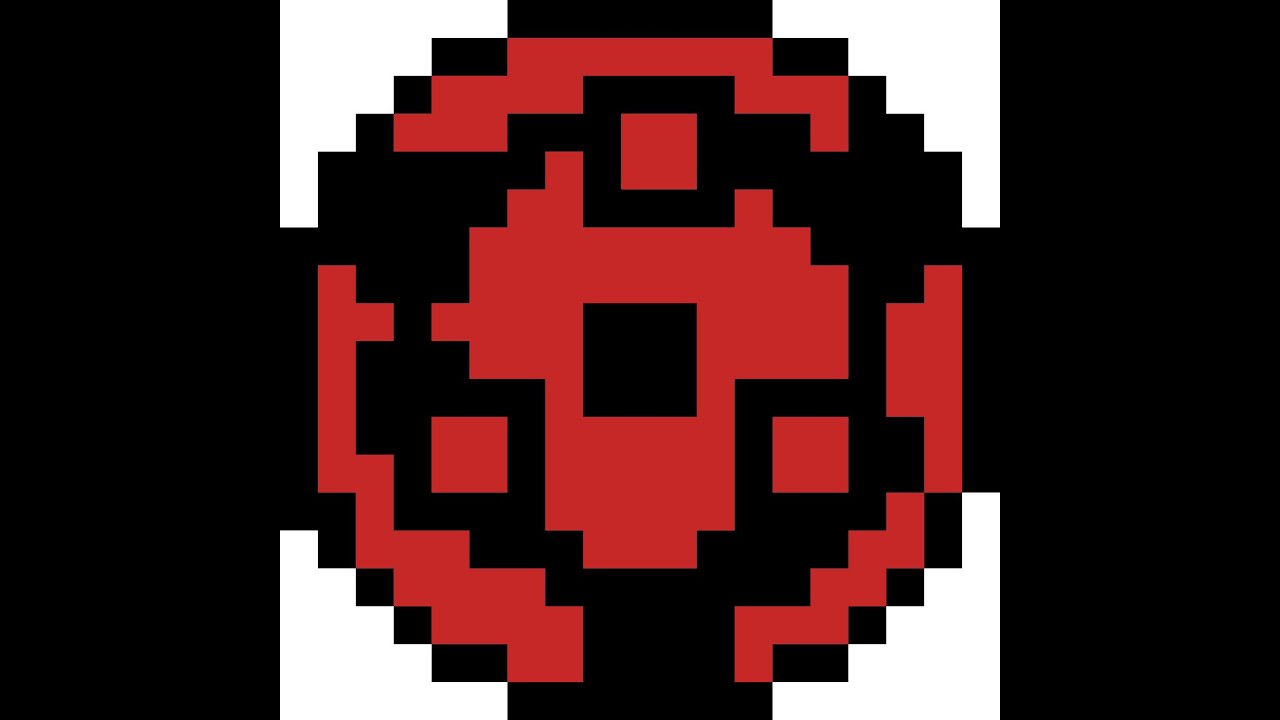 Pixel Art Mangekyo Sharinga MADARA - YouTube