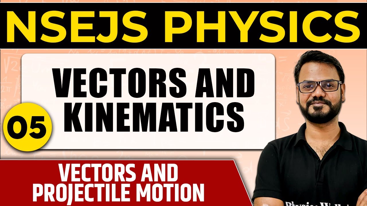VECTORS AND KINEMATICS 05: Projectile Motion | Important Concept ...