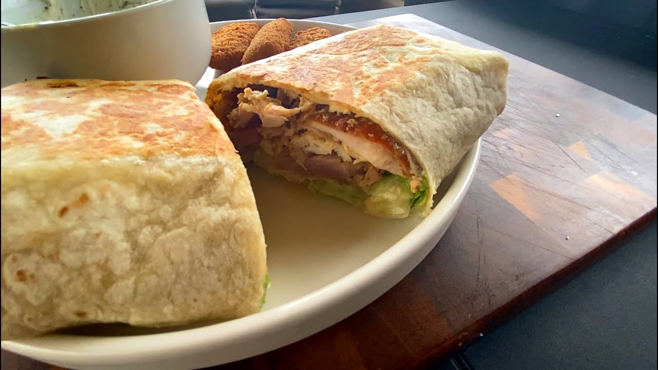 Smoked Turkey Wrap With Homemade Ranch YouTube Smoked Turkey Wrap With Homemade Ranch YouTube