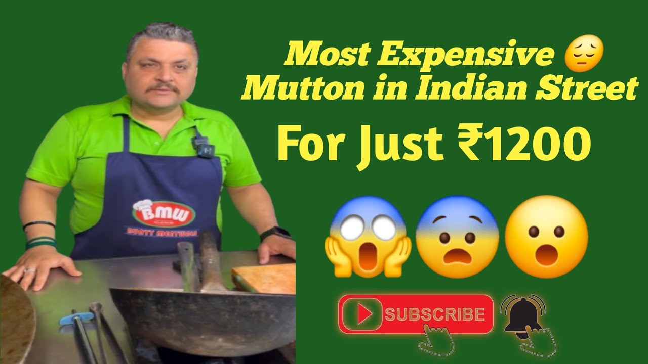 Most Expensive 😞🤤😳 Mutton in India | Delhi Street Food | @₹1200 - YouTube