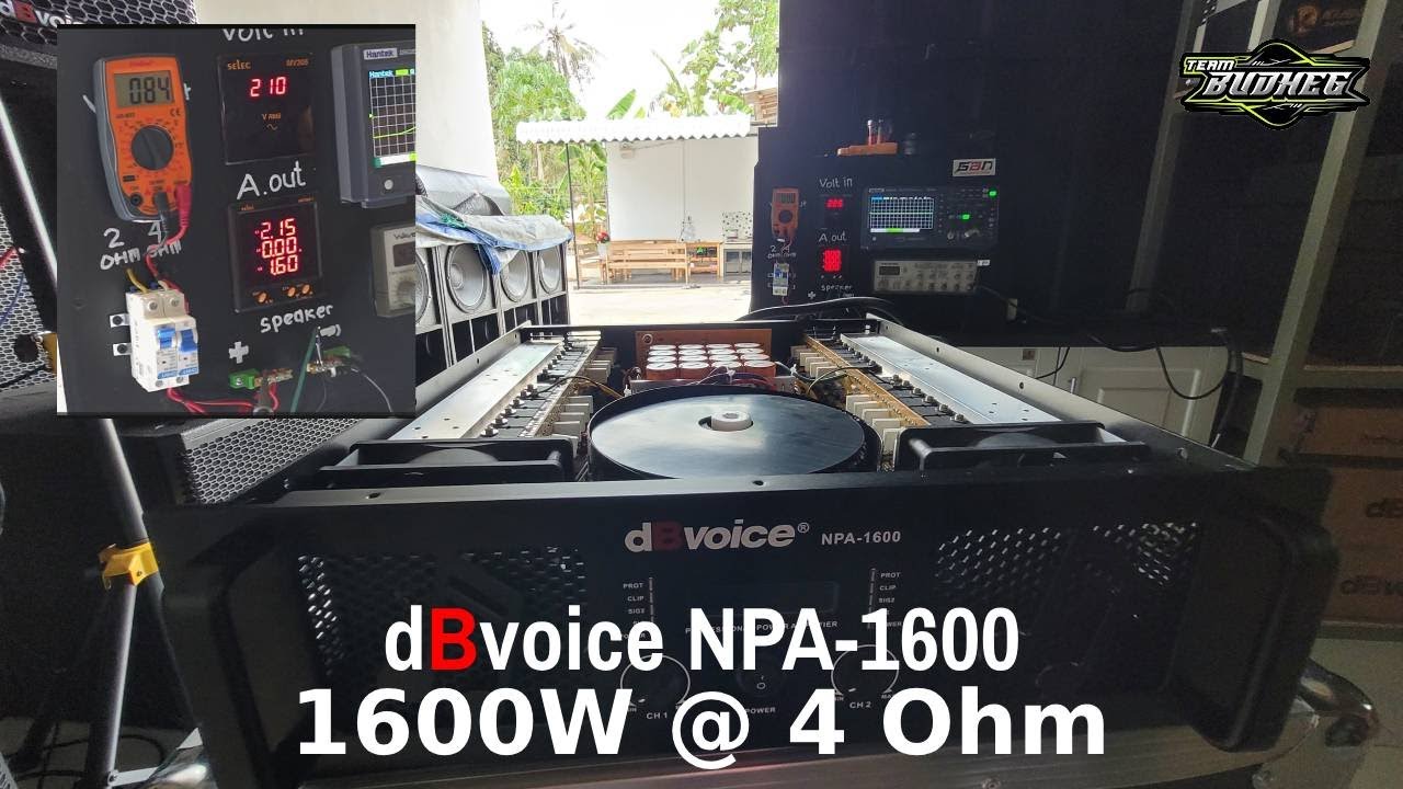 Review & Test load dBvoice NPA-1600 - YouTube